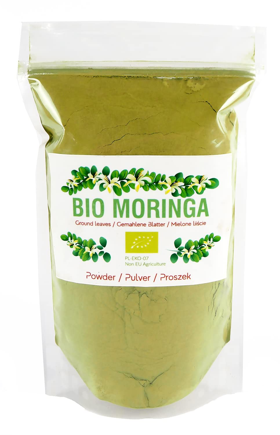 Moringa Pulver BIO, Bio Moringa gemahlen, Moringa Oleifera 800g ...